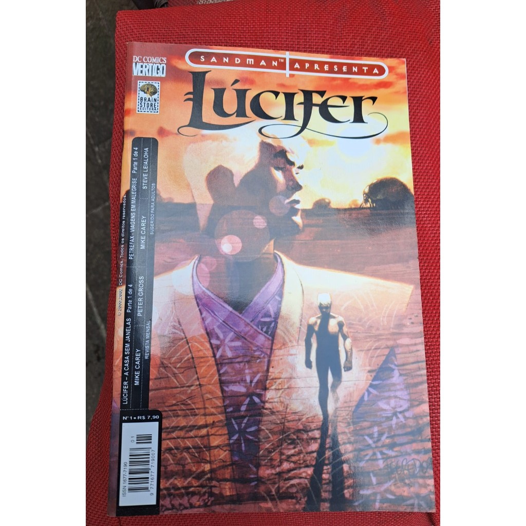 Sandman Lucifer Editora Brainstore Mike Carey peter Gross | Shopee Brasil