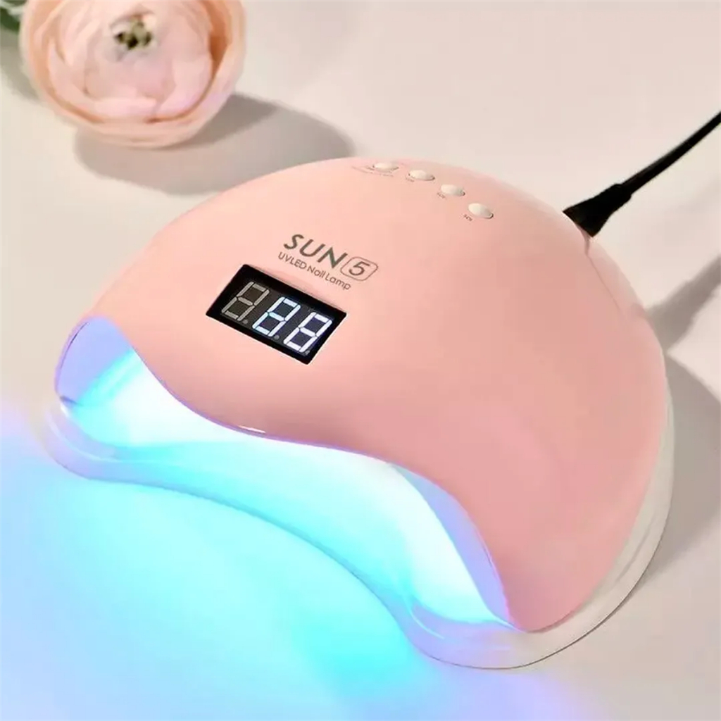 Cabine Led/uv Sun5 Digital 48w Bivolt Sun Unhas Gel Acrígel Lucky Bazar | Shopee Brasil