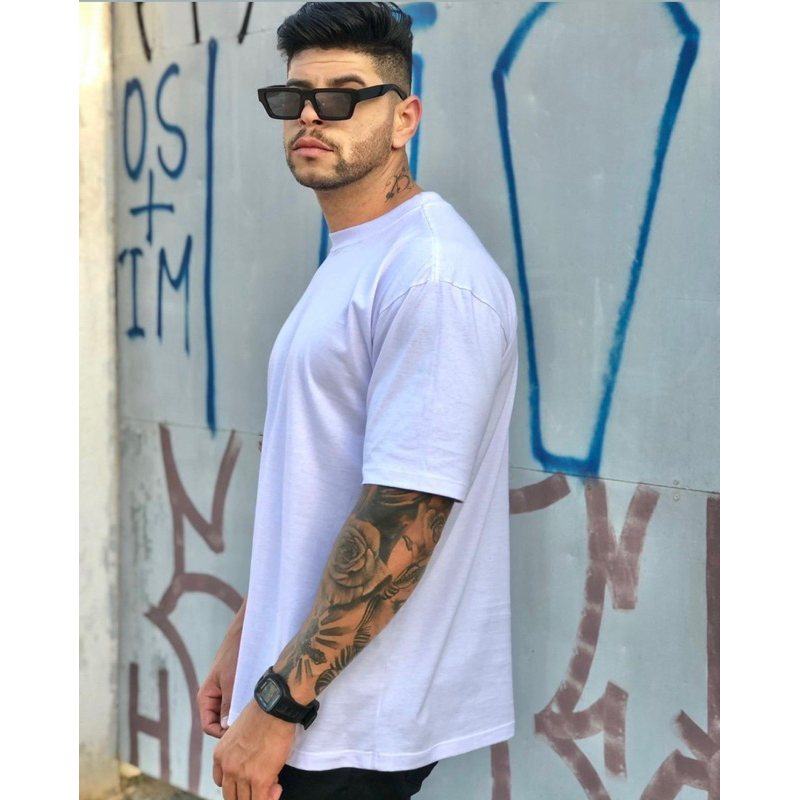 camisa oversized masculina streetwear | Shopee Brasil