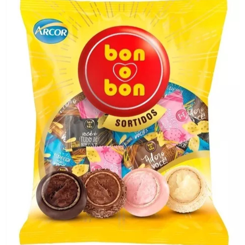 Bombom Bon o bon Sortidos Pacote De 750g- Arcor | Shopee Brasil