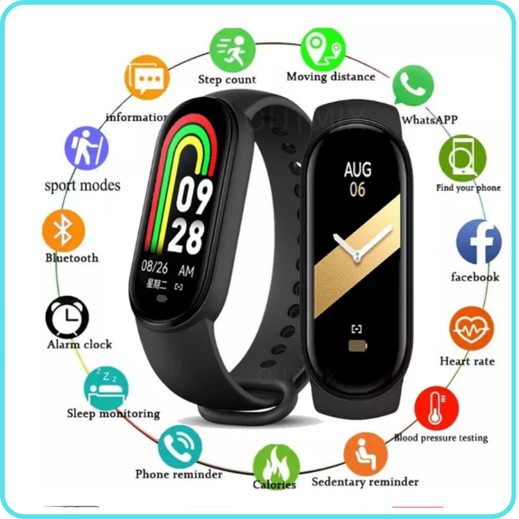 Relógio Inteligente Bluetooth M8 resistente a água/Smartwatch Esportivo ...