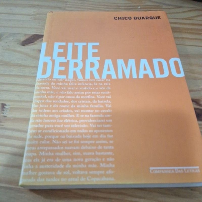Leite derramado - Chico Buarque | Shopee Brasil