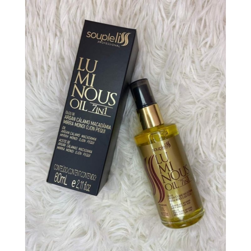 Luminous Oil 60 ML Soupleliss leave-in/proteção dos fios/finalizador ...