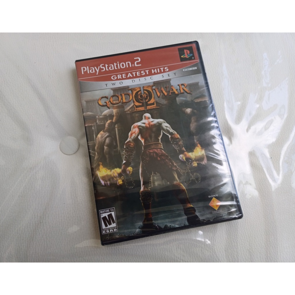 Jogo God Of War 2 Playstation 2 Ps2 C/ 2 Discos Lacrado Novo | Shopee Brasil