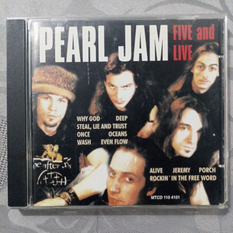 Cd Pearl Jam - Five and live | Shopee Brasil