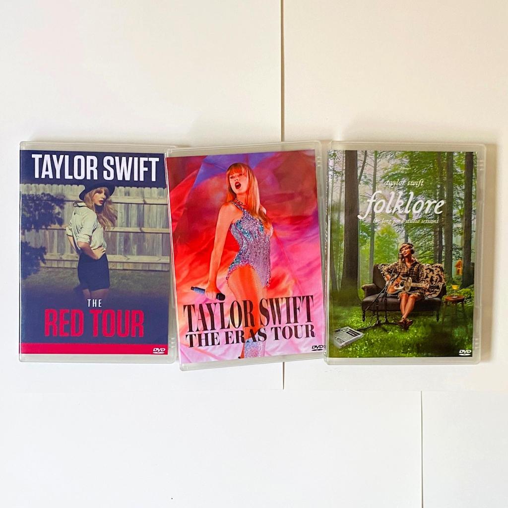 DVD Taylor Swift The Red Tour Folklore The Long Pond Studio Sessions ...