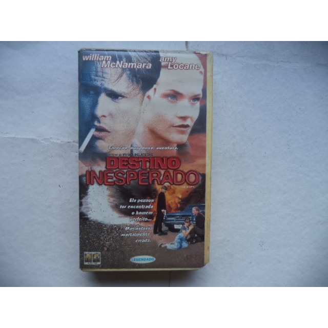 Fita Vhs Destino Inesperado Original Legendado Shopee Brasil