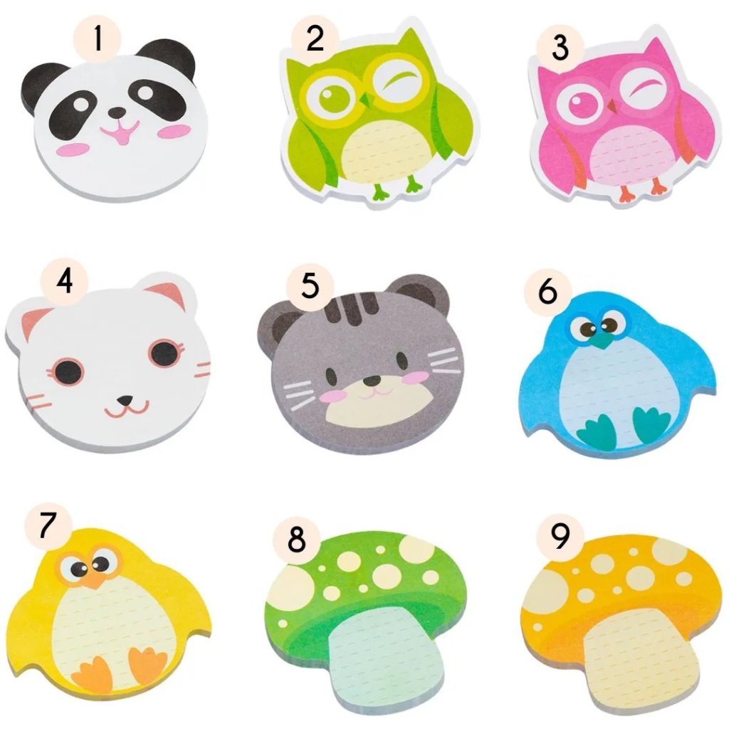 Post It Animals - Bloco Smart Notes Zoo - Brw | Shopee Brasil