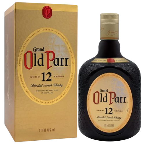 Whisky Blended Scotch 12 Anos 1 Litro Grand Old Parr | Shopee Brasil