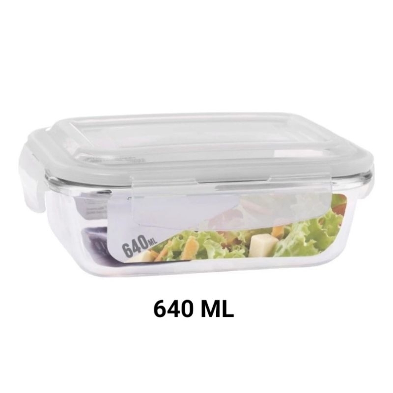 Pote Vidro Hermético Marmita Mantimentos Tampa 640ml | Shopee Brasil