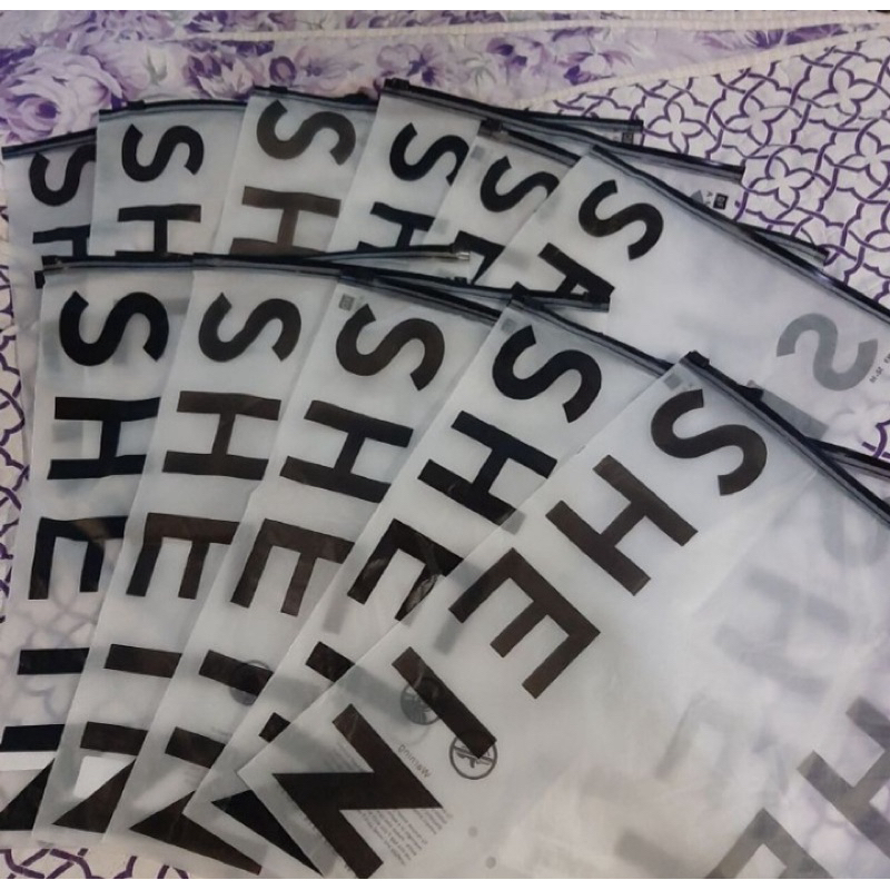 kit 40 sacolas shein. Saco zip lock | Shopee Brasil