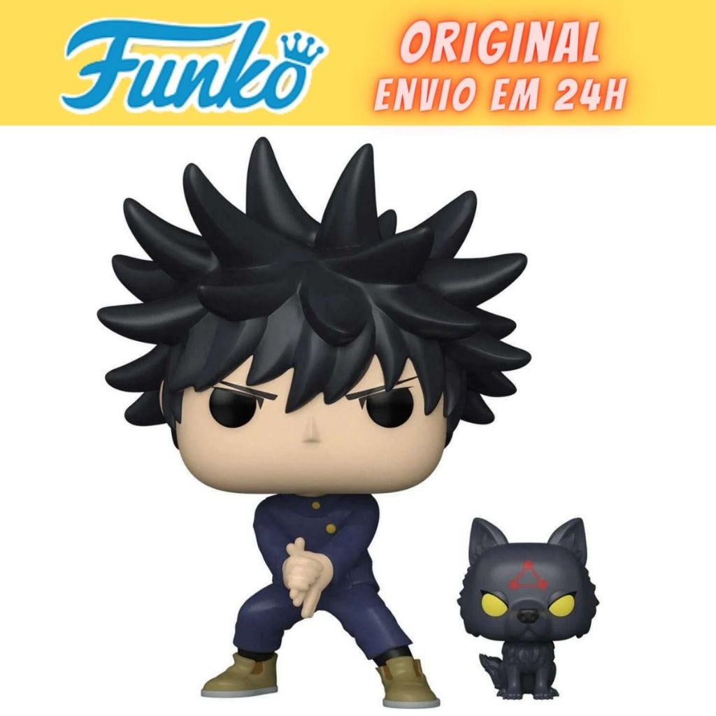 Funko Pop Jujutsu Kaisen Megumi Fushiguro With Divine Dog - 1112 ...