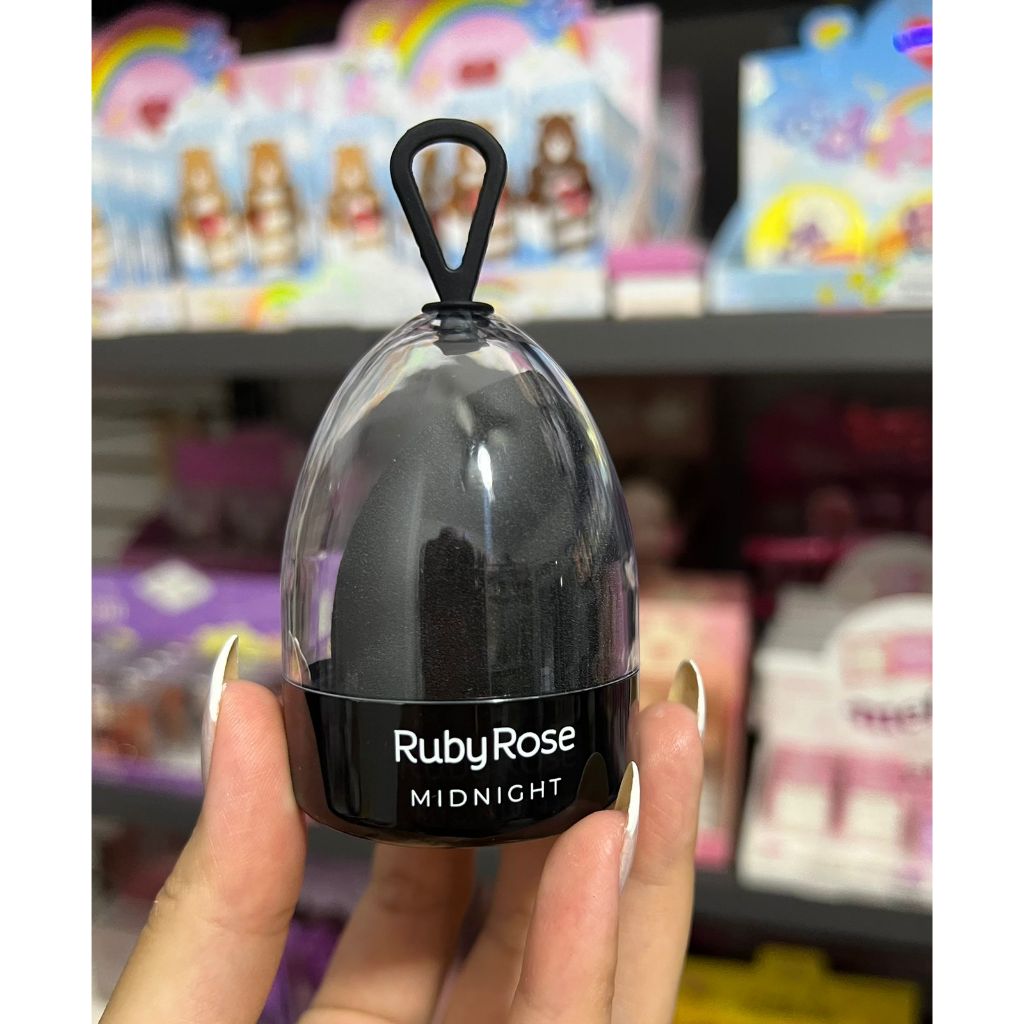 Esponja de Maquiagem Midnight Ruby Rose | Shopee Brasil