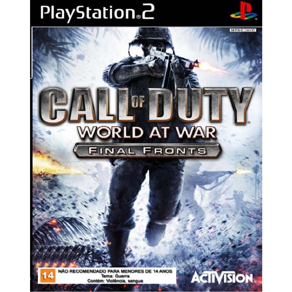 Call Of Duty World At War Final Fronts Playstation 2 | Shopee Brasil
