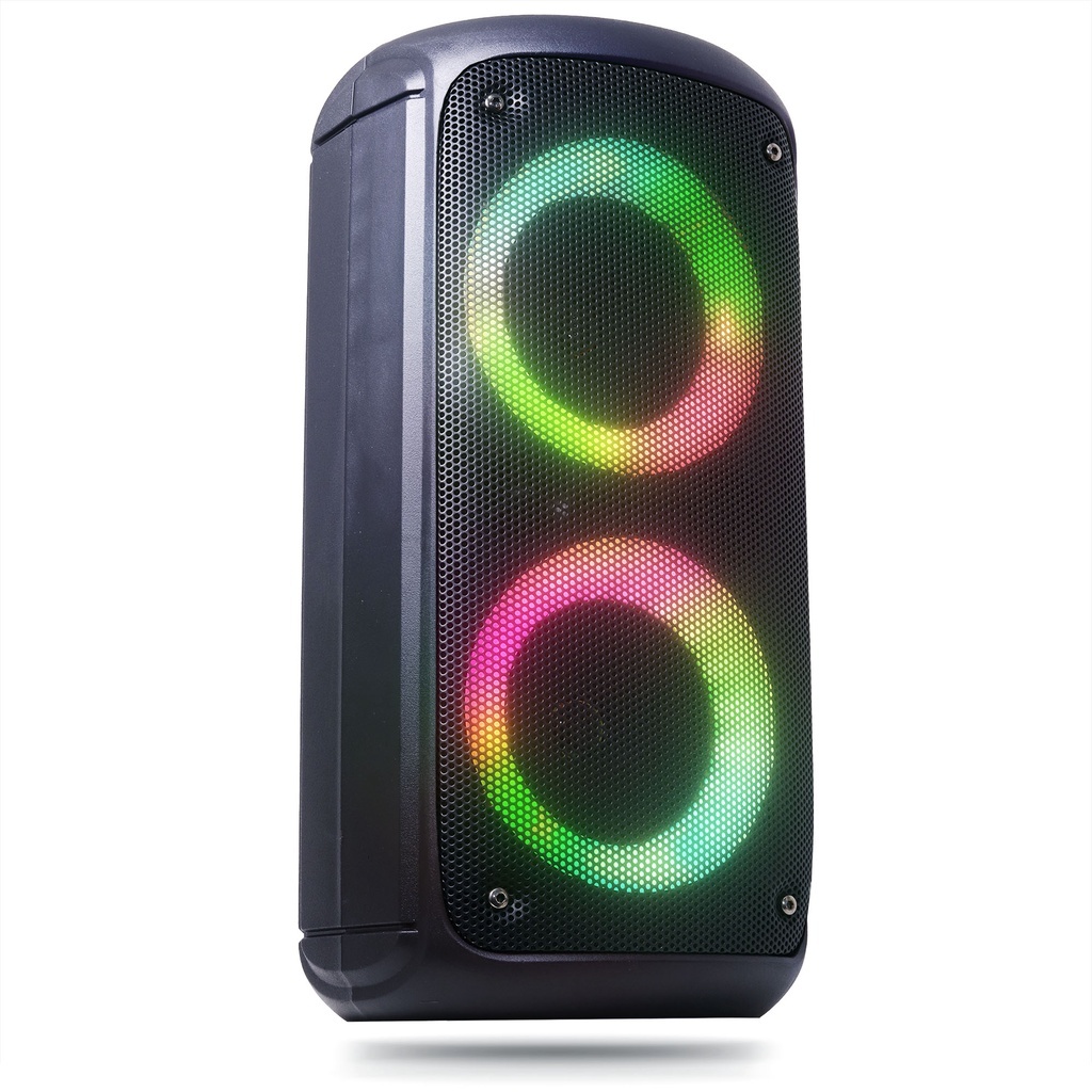 Caixa de Som Bluetooth Gigante Amplificada Torre Painel Led RGB Ultra ...