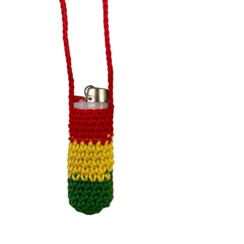 kit 2 Porta bic de crochê reggae | Shopee Brasil