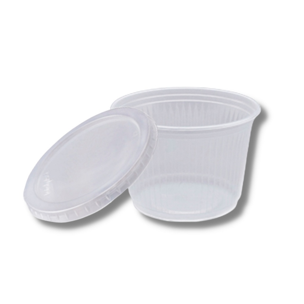 Pote 250 Ml + Tampa Com 50 Descartável P/ Molho Sobremesa - RIOPLASTIC | Shopee Brasil