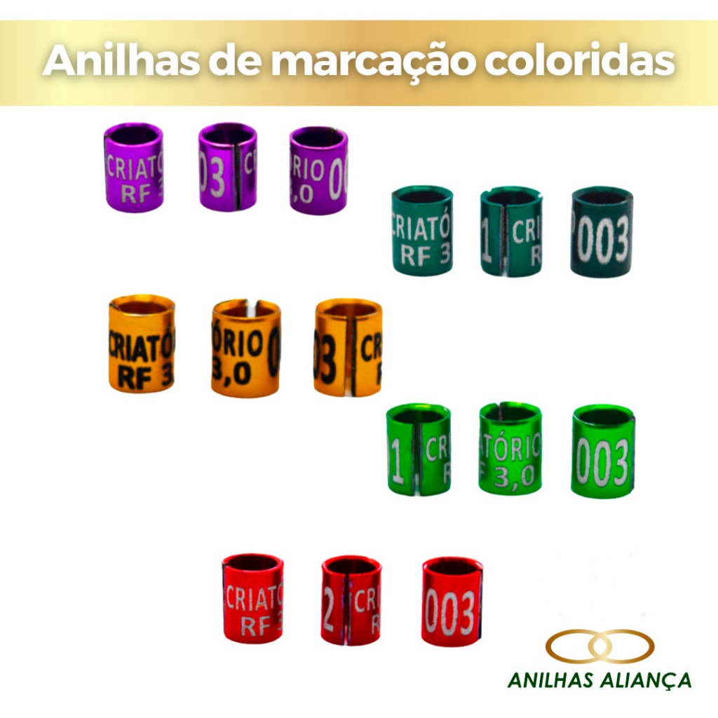 10 Anilhas De Marcação - Aliança - Aberta (ring Neck 7.5mm) | Shopee Brasil