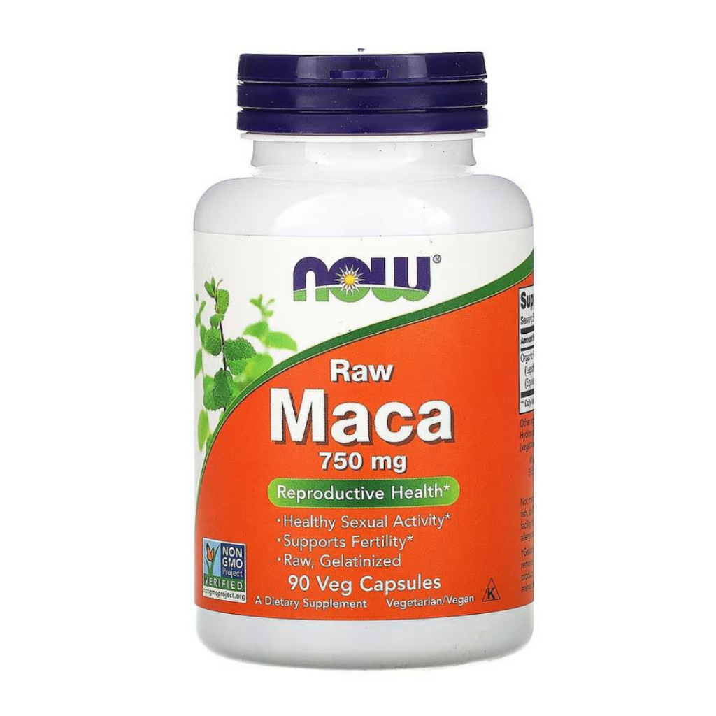Now Foods Raw Maca Peruana 750mg 90 Veg Caps | Shopee Brasil
