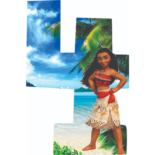 DISPLAY MDF NUMERO 4 MOANA 60CM | Shopee Brasil