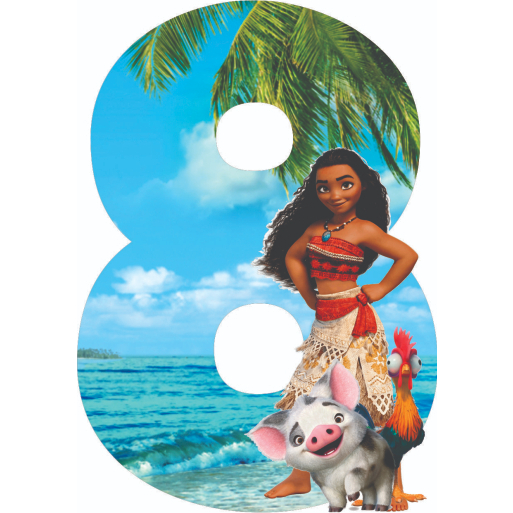 DISPLAY MDF NUMERO 8 MOANA 60CM | Shopee Brasil