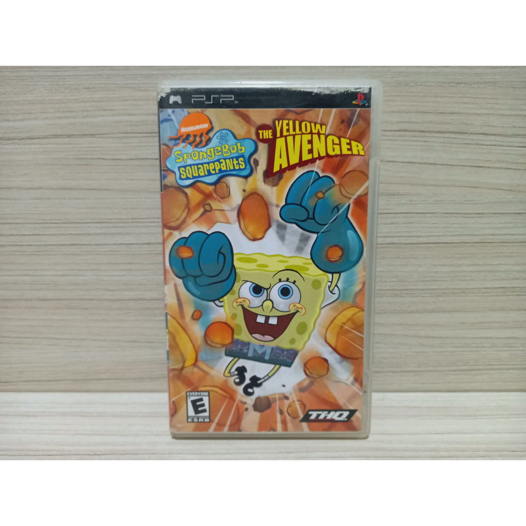 spongebob squarepants the yellow avenger psp original | Shopee Brasil