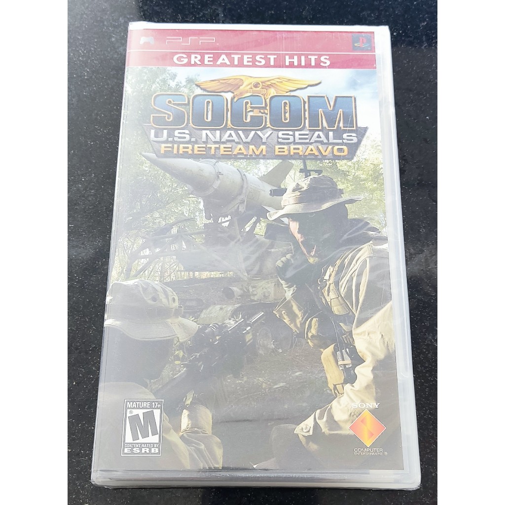 Jogo Socom Fire Team Bravo - Lacrado - Playstation PSP - Original ...