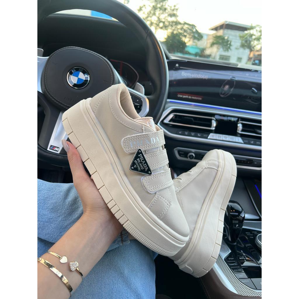 TÊNIS Prada Feminino Unissex Casual Plataforma Linha premium,moderno ...