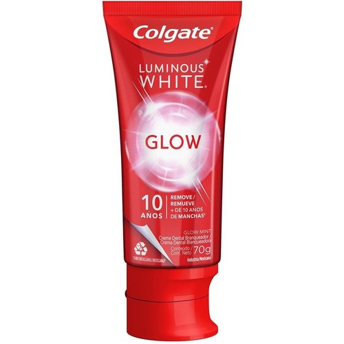 Creme Dental Clareador Colgate Luminous White Glow 70g | Shopee Brasil