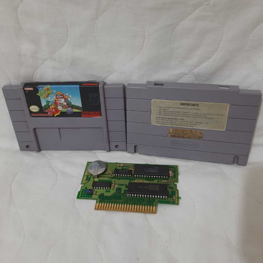 JOGO SNES MARIO WARIO WOODS ORIGINAL | Shopee Brasil