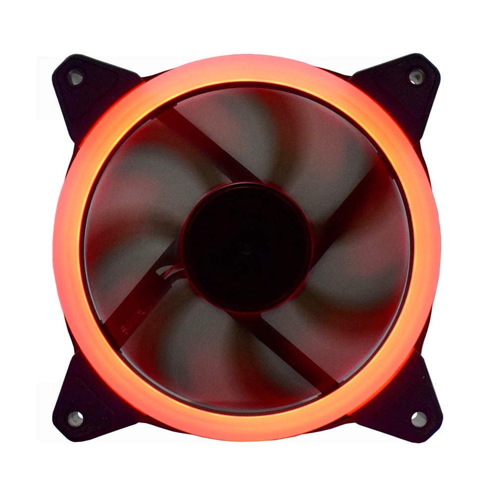 Cooler LED FAN RING - AF-Q1225 (Vermelho) | Shopee Brasil
