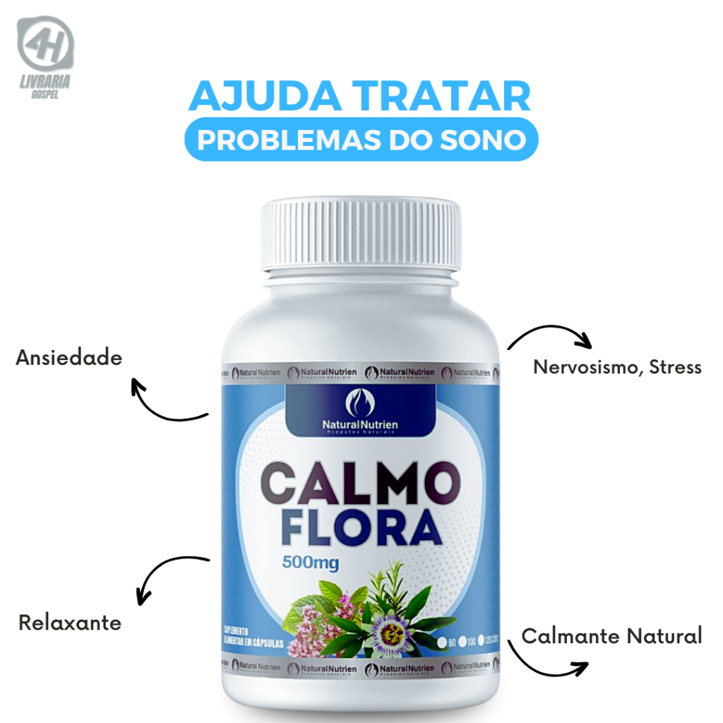 Para que Serve Calmo Flora - Pote com 100 Cápsulas de 500mg Cada ...