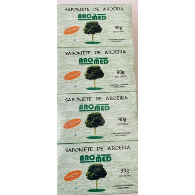 Sabonete aroeira aromed pacote c/12 Unidades | Shopee Brasil