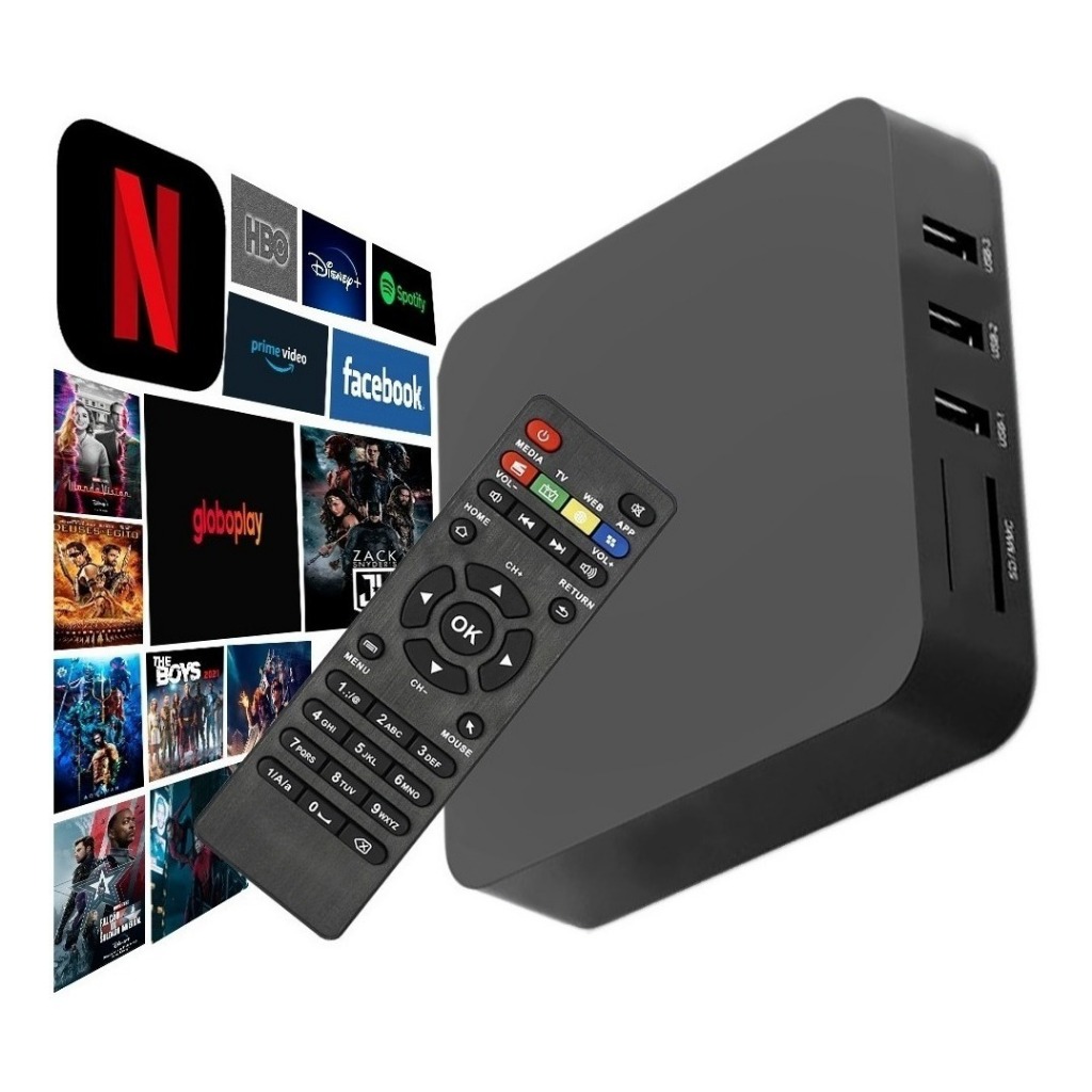 modelo 2024* Aparelho Conversor SMART TV para transformar sua TV comum ...