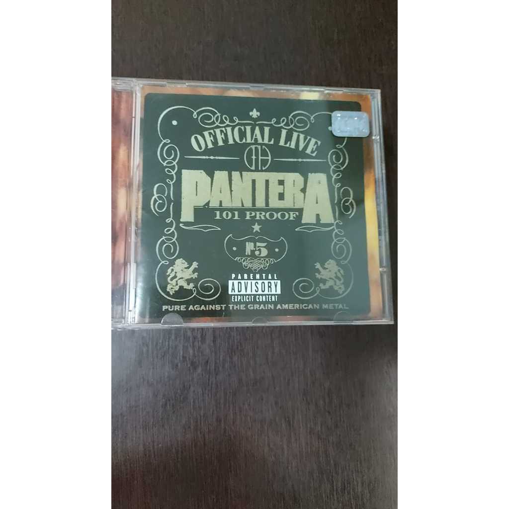 Cd Pantera - Official live : 101 Proof | Shopee Brasil