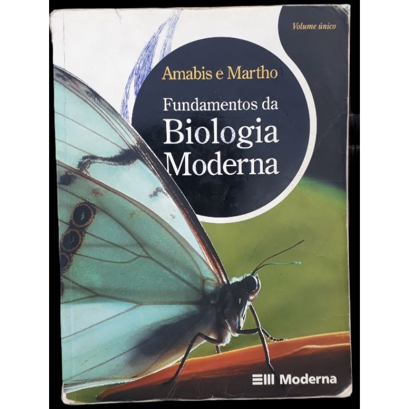 Livro Fundamentos da Biologia Moderna - Amabis e Martho | Shopee Brasil