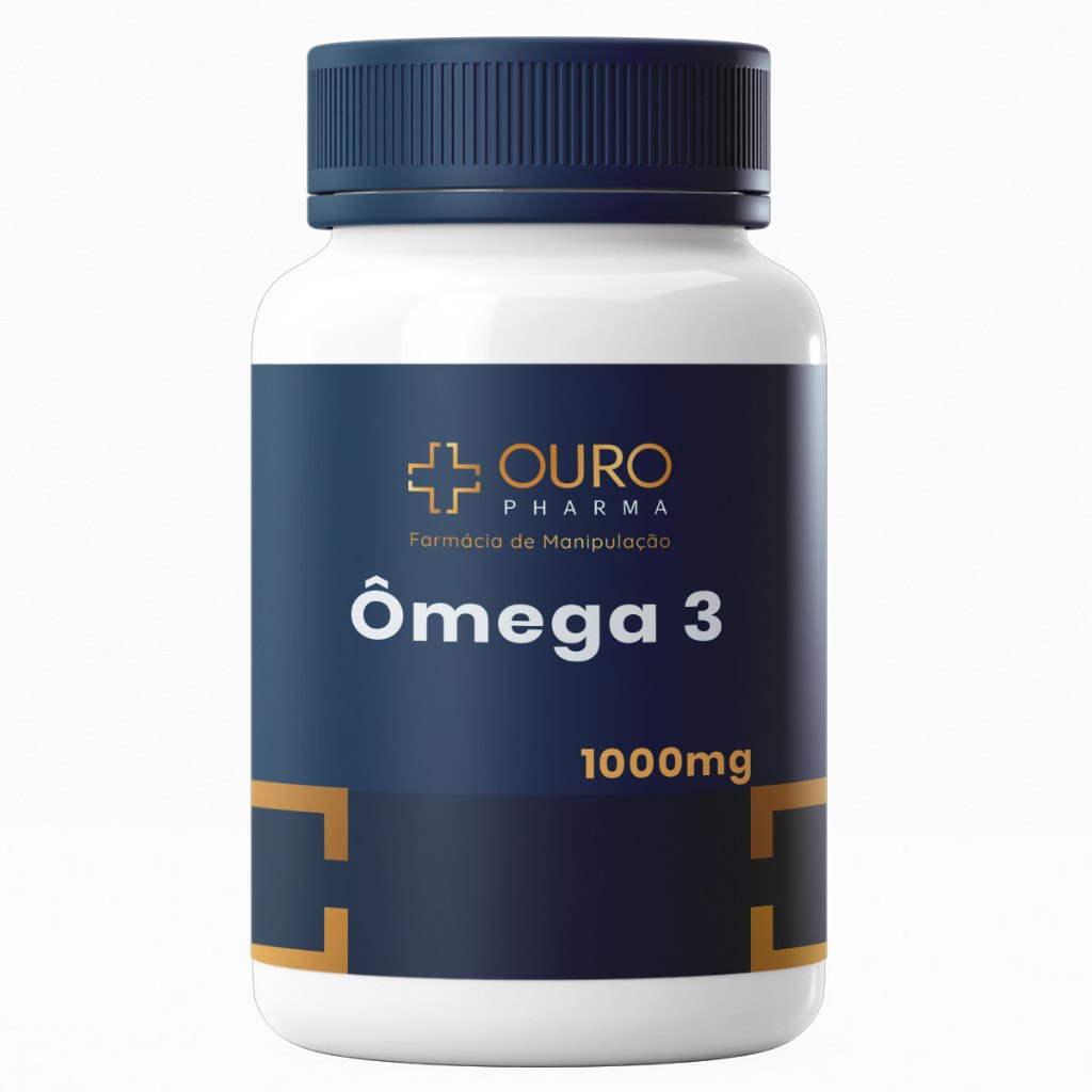 Omega 3 1000mg Ouro Pharma - Omega 3 Livre De Metais Pesados Original ...