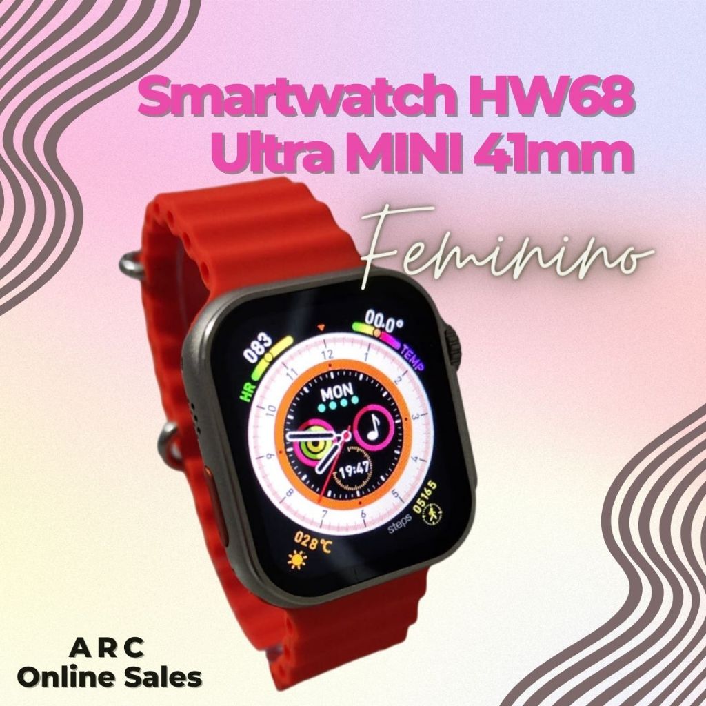 Smartwach HW68 Ultra Mini 41mm | Shopee Brasil