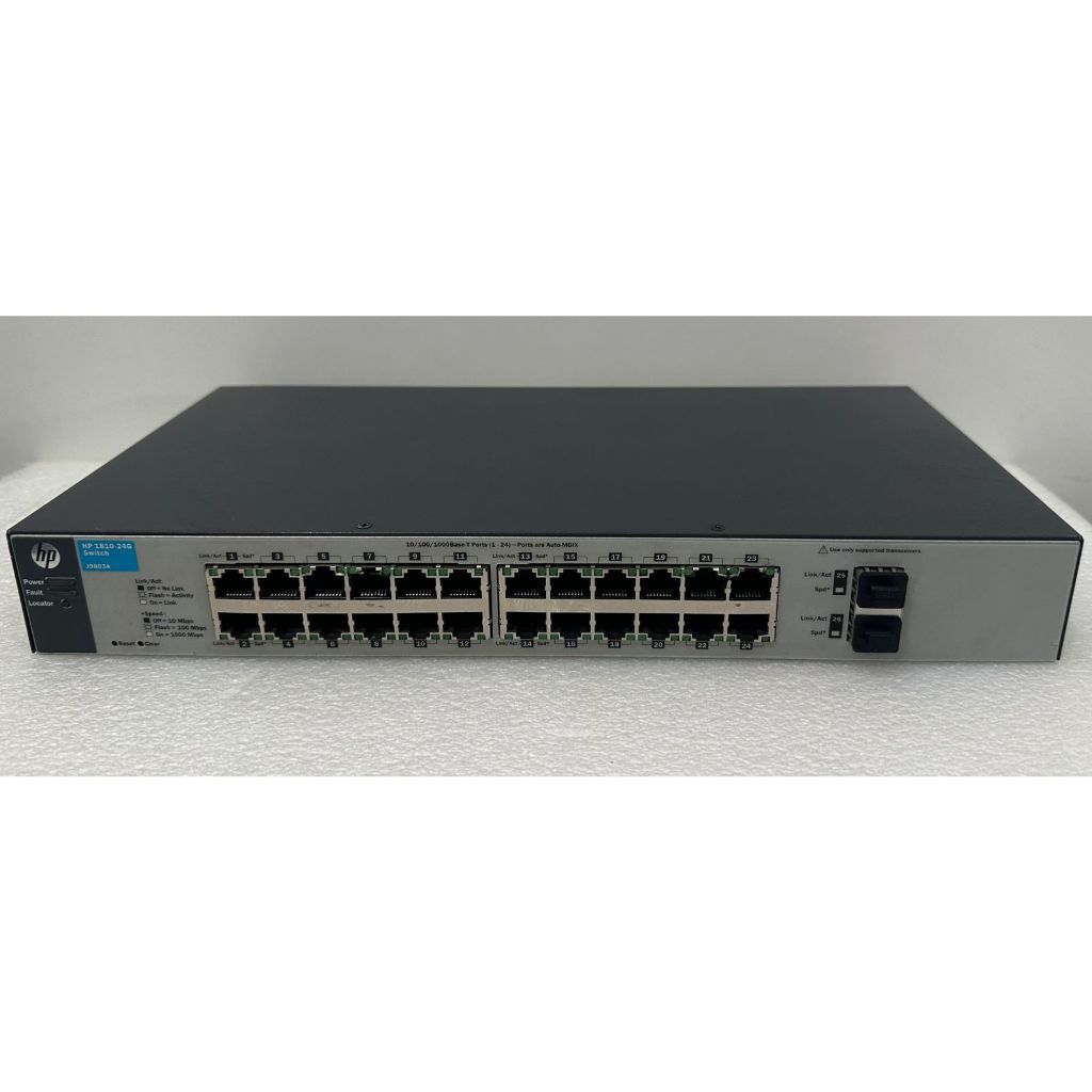 Switch Hp 1810-24g J9803a 24 Portas Gigabit Gerenciável | Shopee Brasil
