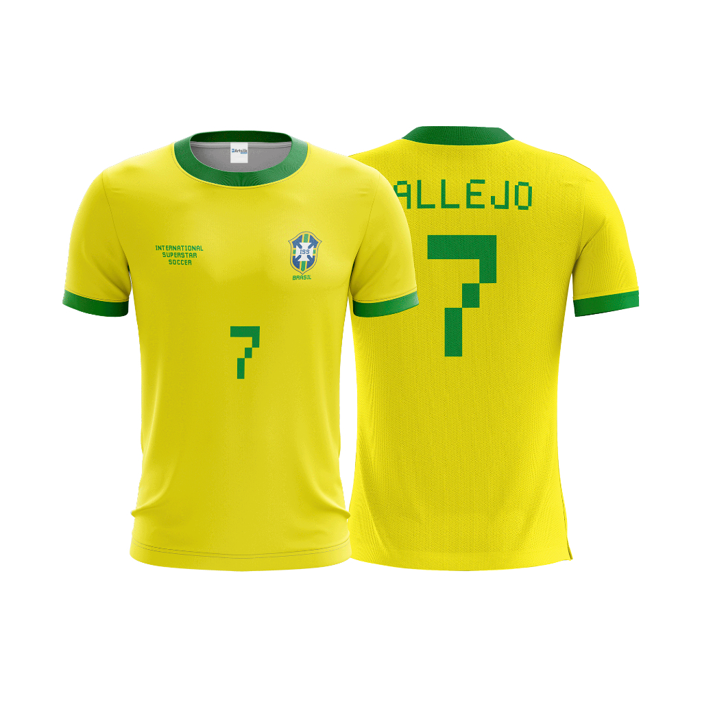 Camiseta PE Brasil Allejo Numero 7 DryFit Sport | Shopee Brasil