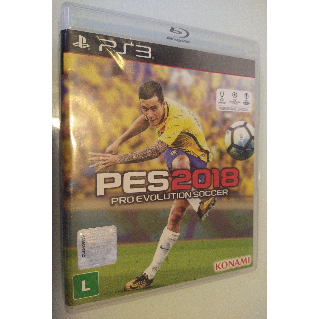 Pes Pro Evolution Soccer 2018 - Playstation 3 Original | Shopee Brasil