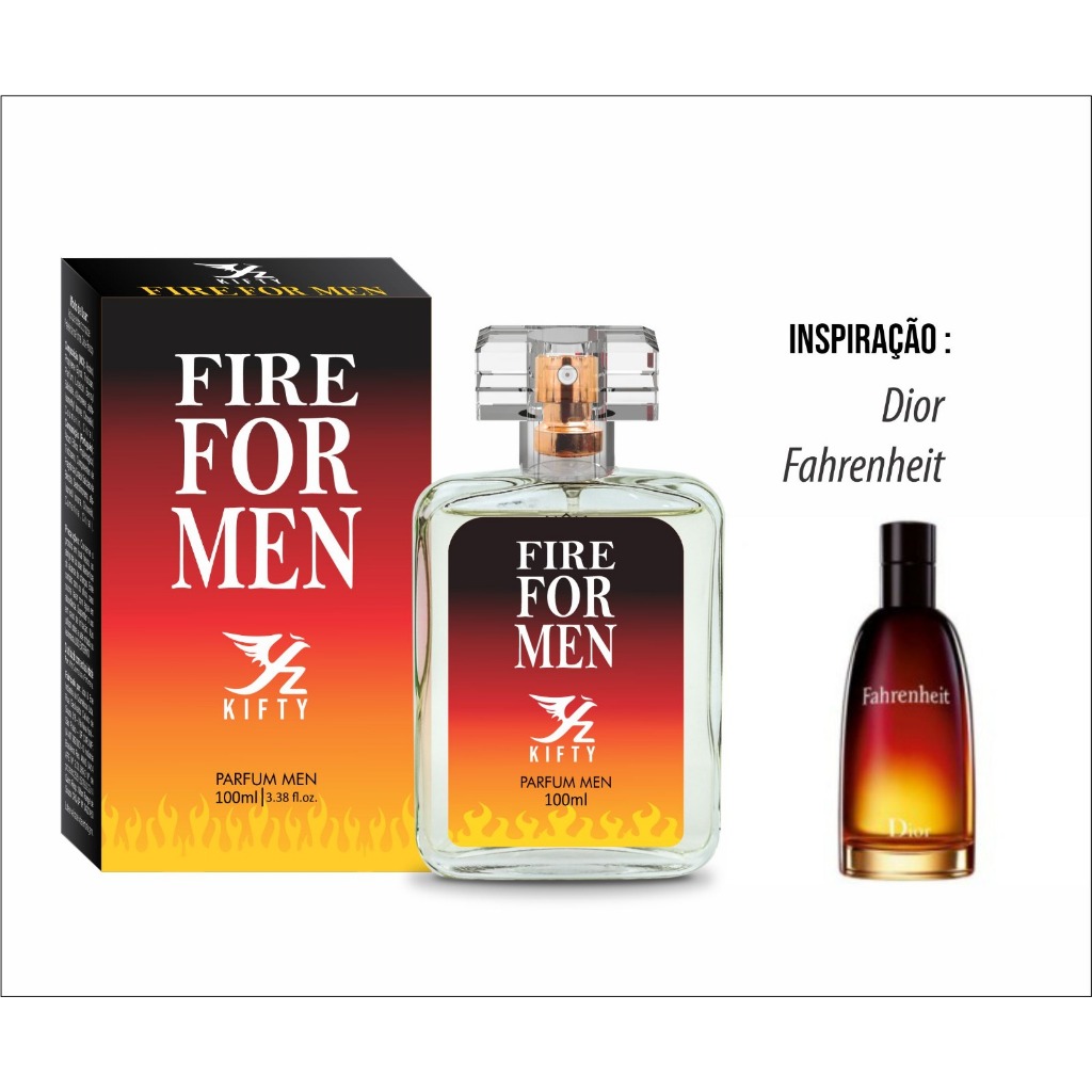 Perfume Fire For Men 100ml Kifty Lançamento | Shopee Brasil