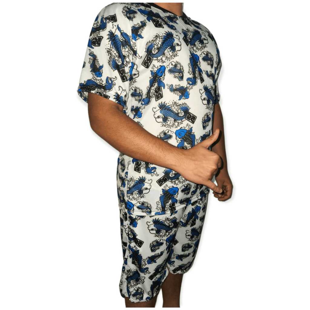 Camiseta e Bermuda Cyclone Mandrake Chave | Shopee Brasil