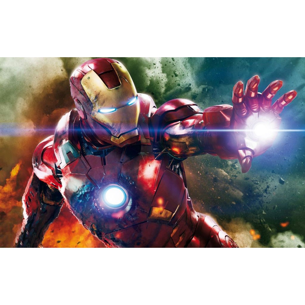 Painel Banner de Festa em Lona Tema Homem de Ferro | Shopee Brasil