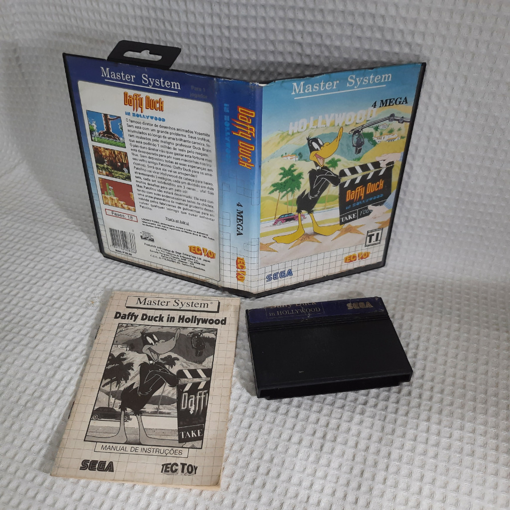 JOGO MASTER SYSTEM DAFFY DUCK IN HOLLYWOOD CIB | Shopee Brasil