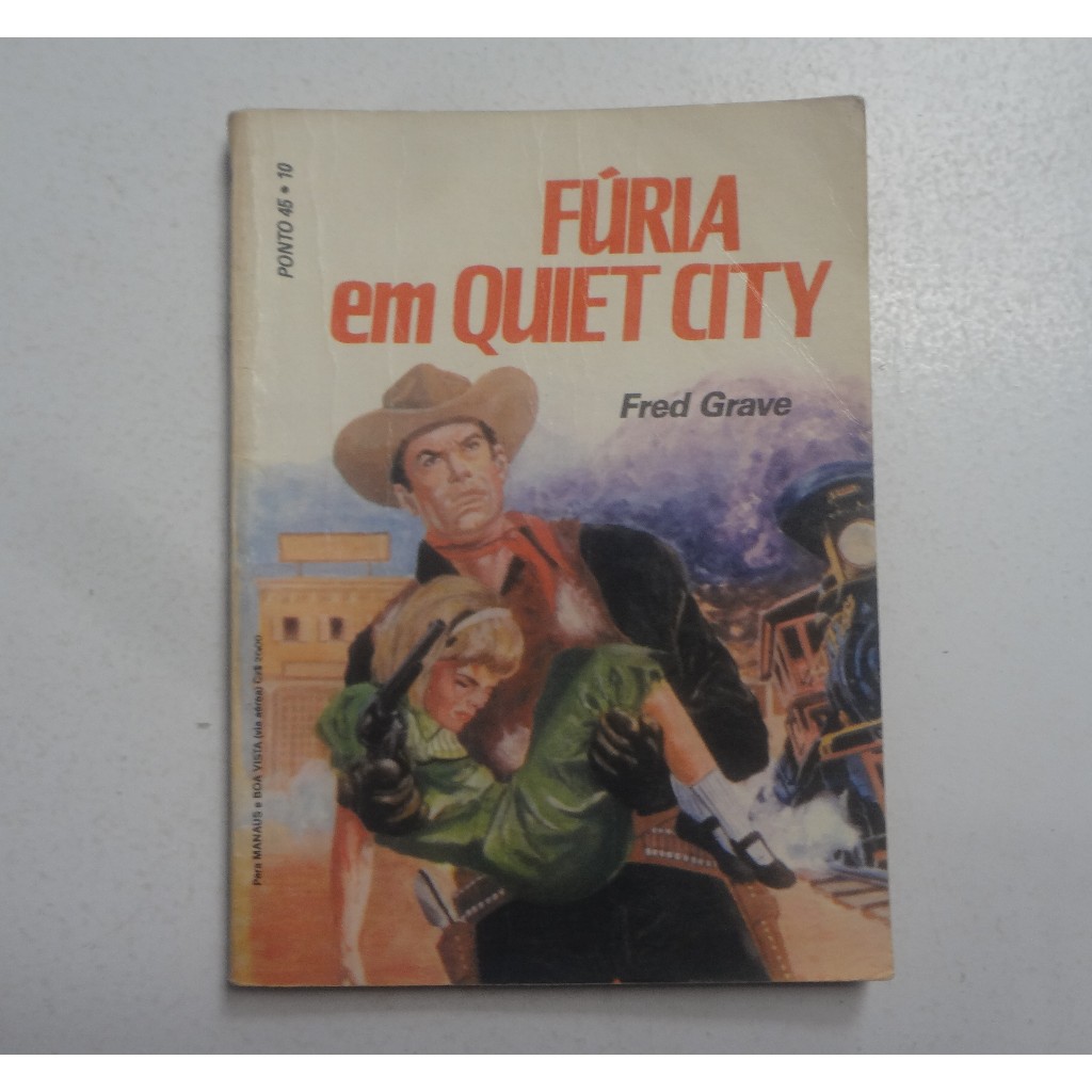 LIVRO FURIA EM QUIET CITY FRED GRAVE | Shopee Brasil
