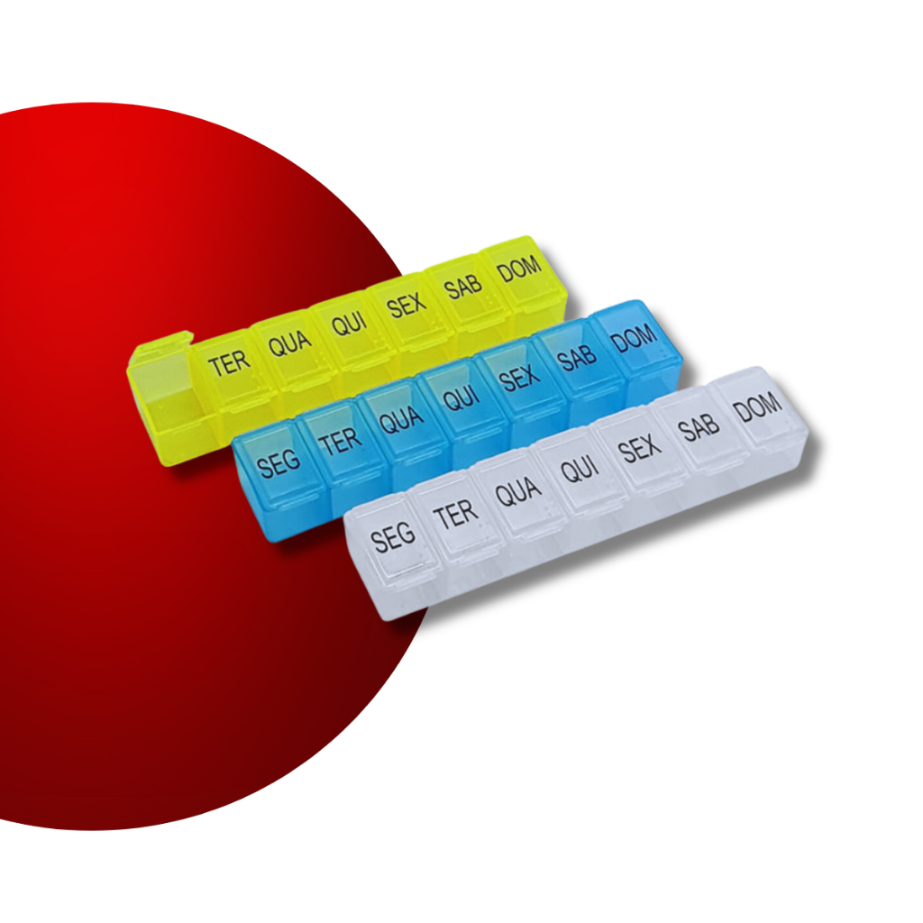 porta comprimidos organizador de medicamentos caixa para comprimidos ...