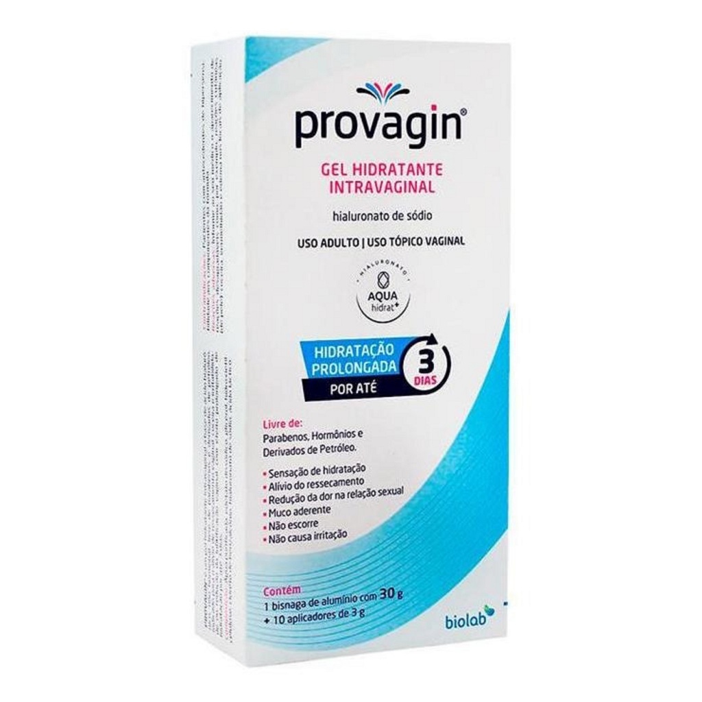 Provagin gel hidratante vaginal com 10 aplicadores 30G | Shopee Brasil