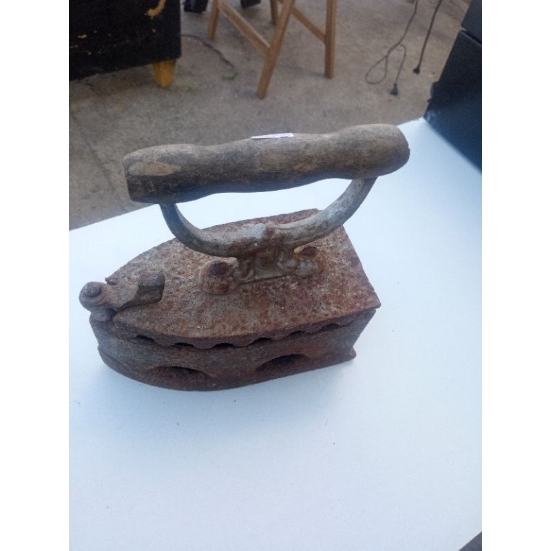 ferro antigo de ferro a brasa para restaurar e colecionável | Shopee Brasil