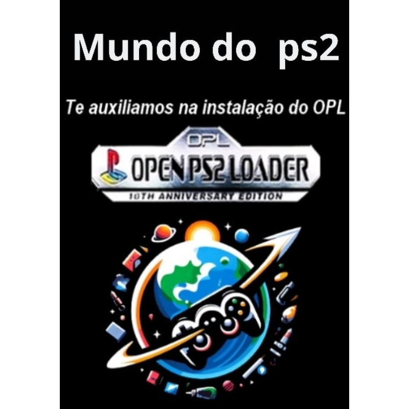 Dvd Ulaunchelf Ps2 para instalar o opl | Shopee Brasil